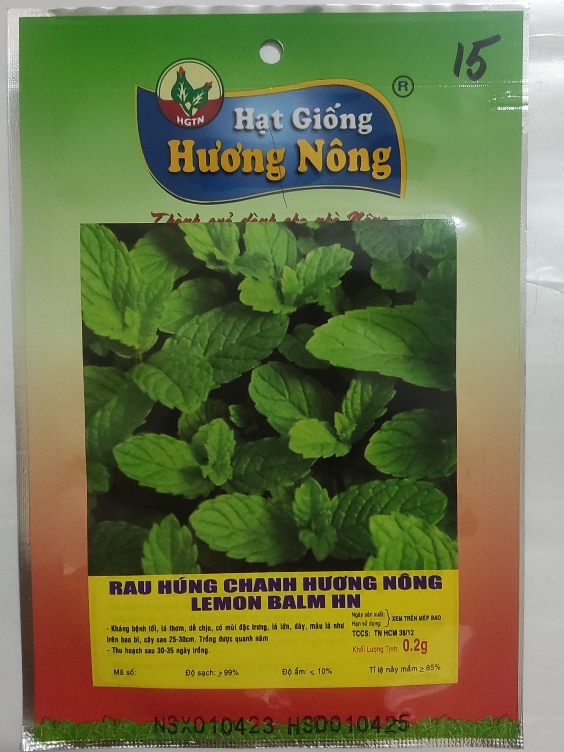 RAU HÚNG CHANH HƯƠNG NÔNG LEMON BALM HN ⋆ Bình Nhi Gardening